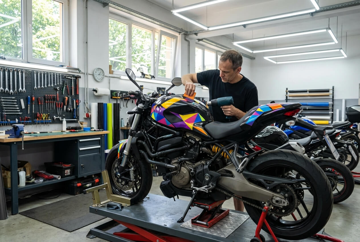 Motorrad Folieren In Der Nahe